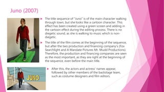 Title sequence analysis | PPT