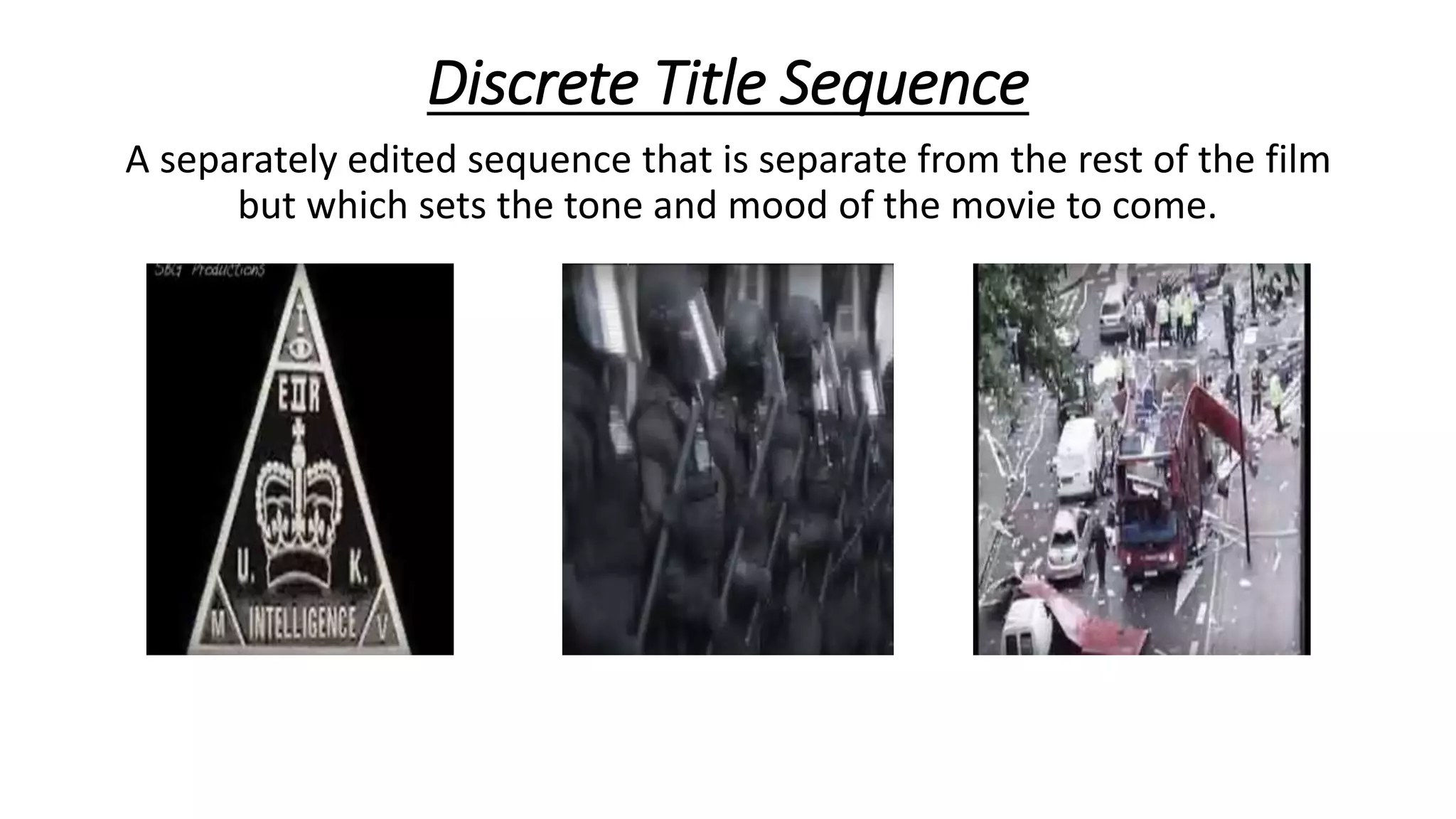 Title sequence analysis | PPTX