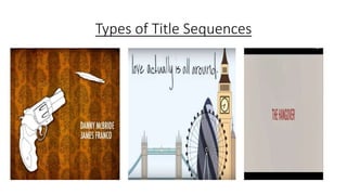Title sequence analysis | PPTX