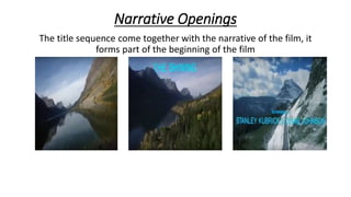 Title sequence analysis | PPTX