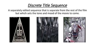Title sequence analysis | PPTX