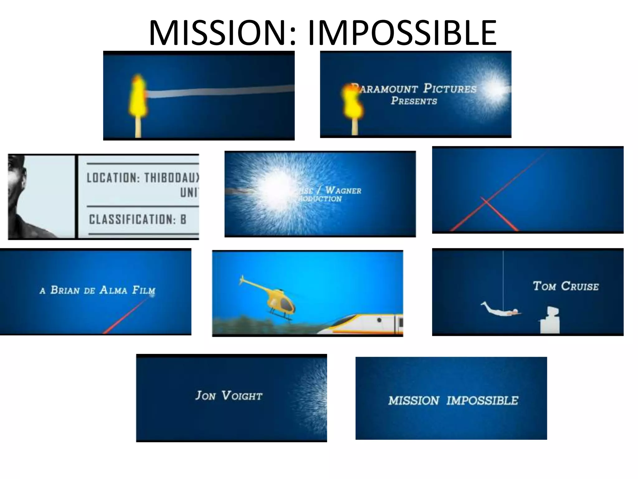 Title sequence analysis media | PPTX