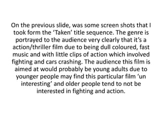 Title sequence analysis media | PPTX