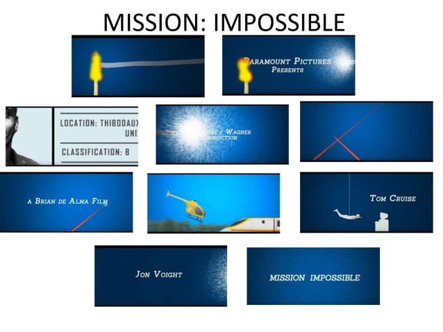 Title sequence analysis media | PPTX