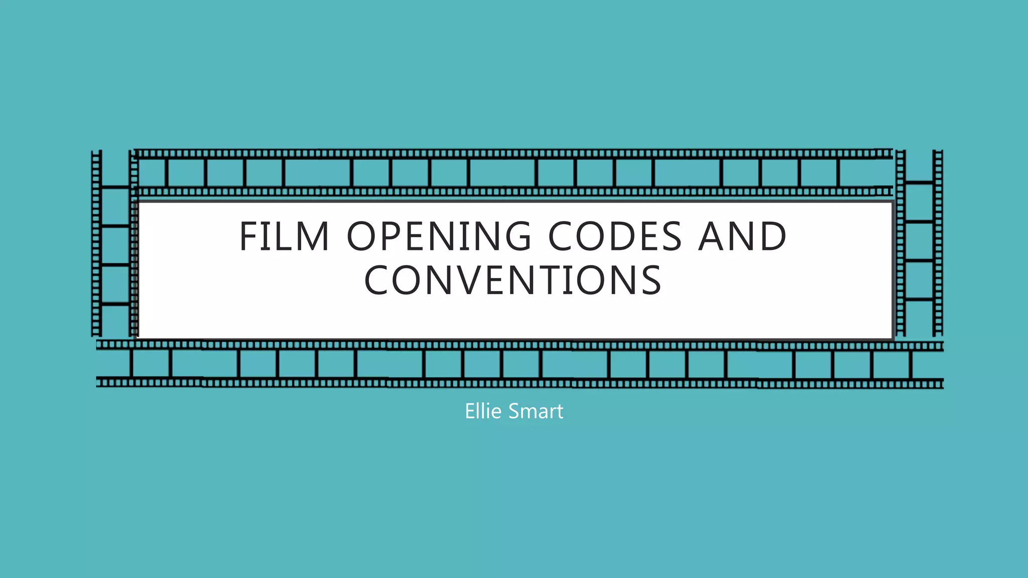 Title sequence codes and coventions | PPTX