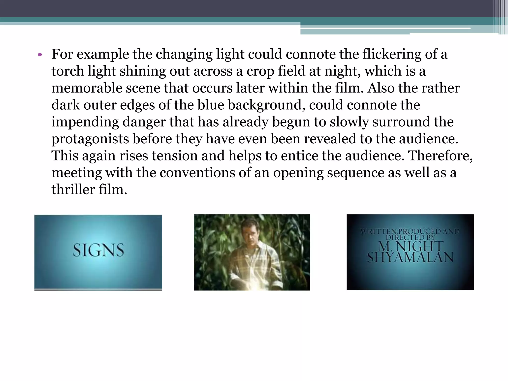 Title Sequence Comparison | PPTX