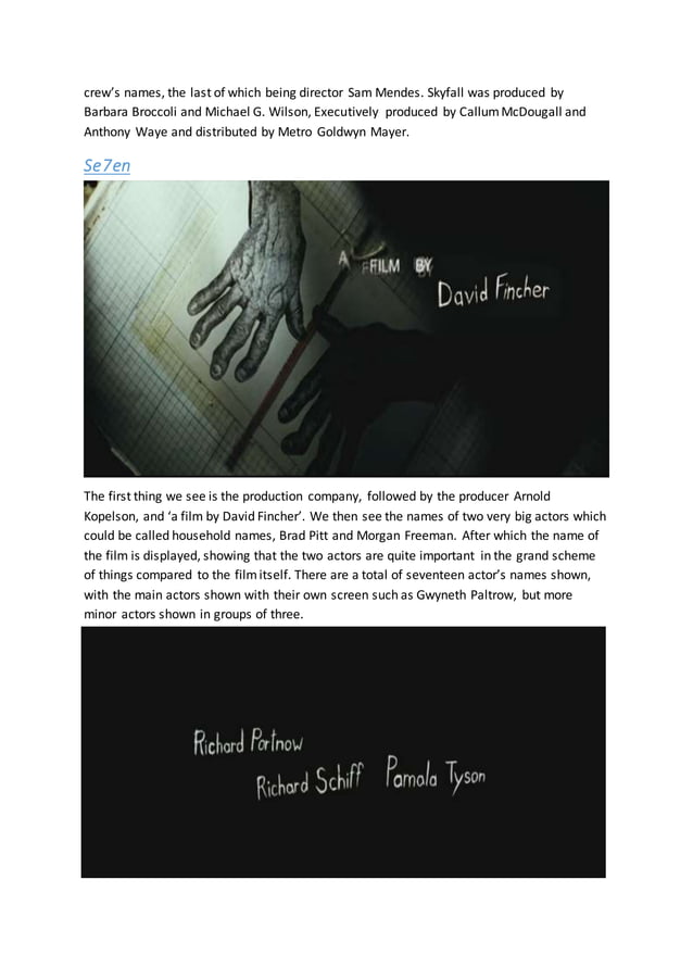 Title sequence conventions | DOCX