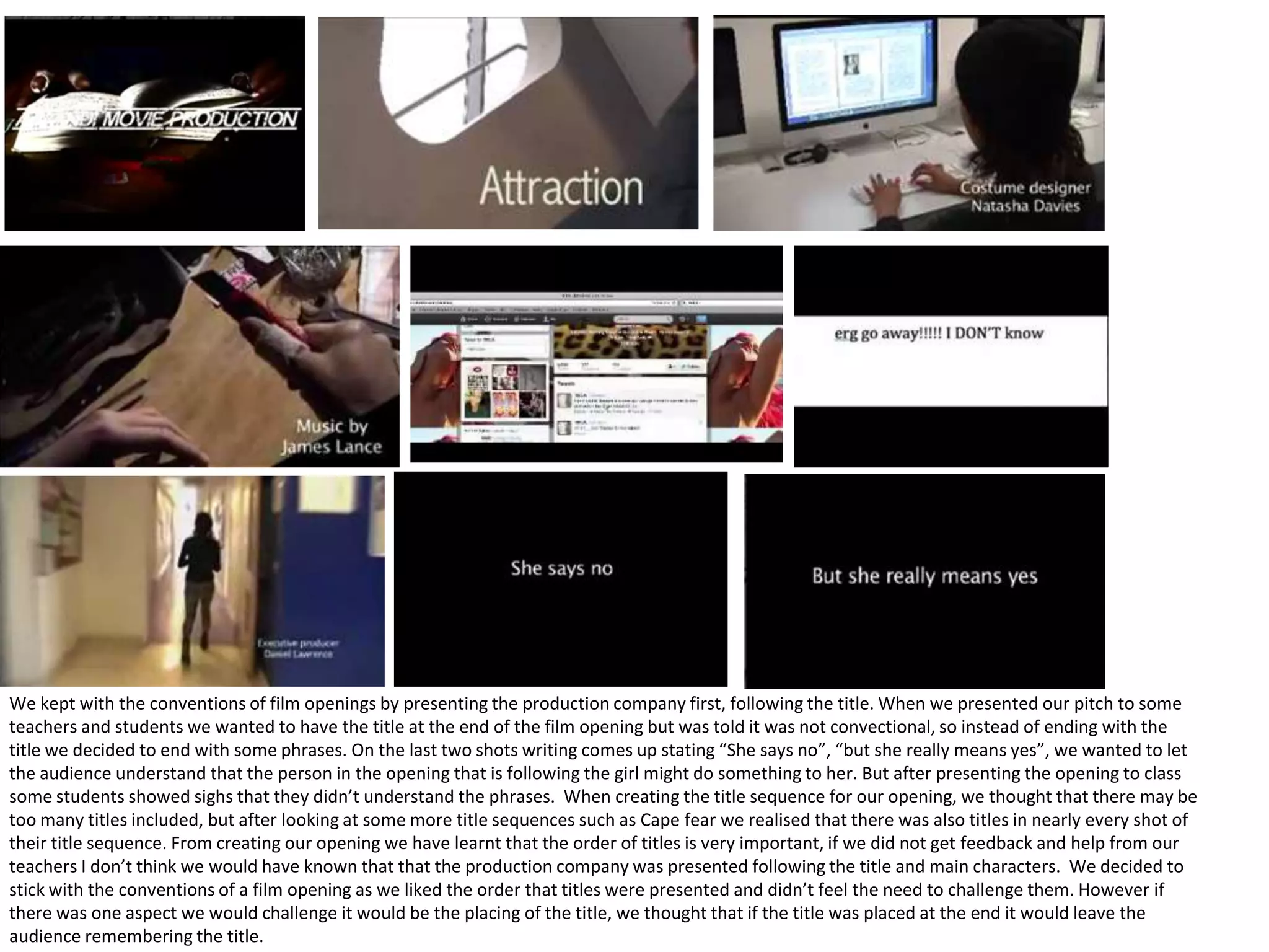 Title sequence of seven | PPTX