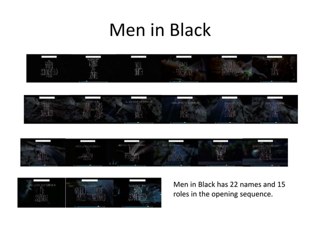 Title Sequence Research | PPTX