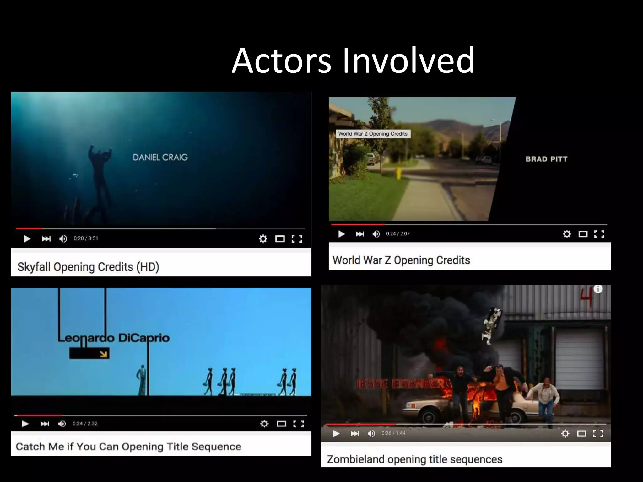 The Codes and Conventions of Title Sequences | PPT