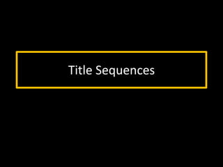 Title sequences powerpoint for blog | PPTX | Video Production | Content Production