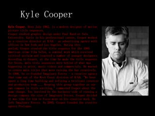 Title sequences presentation | PPT