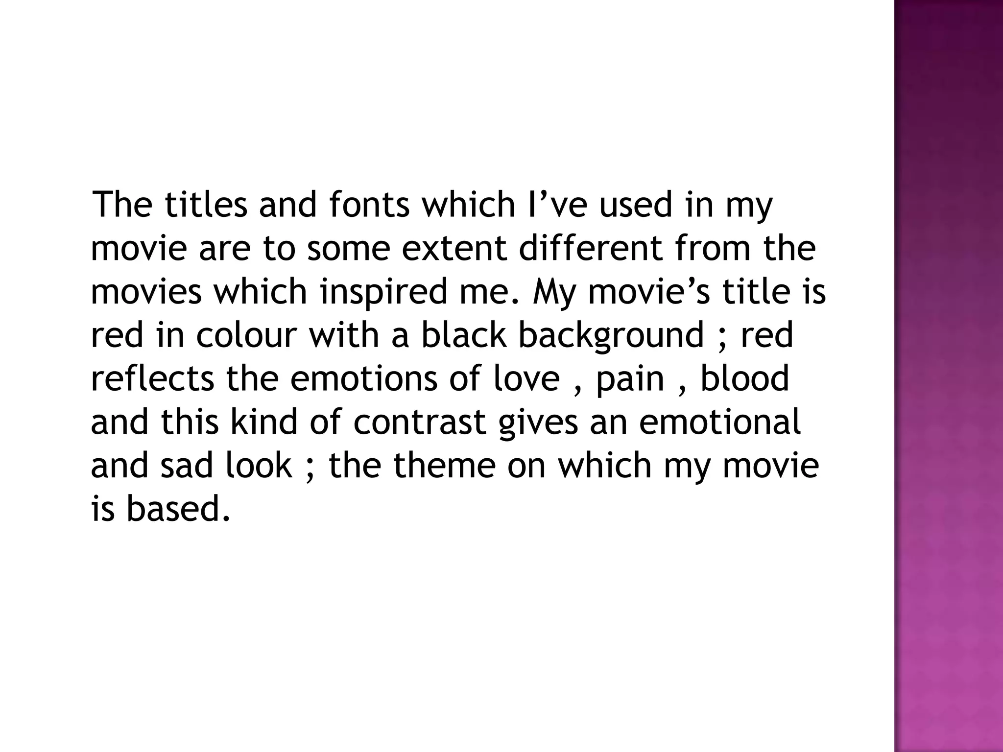 Titles & fonts | PPTX