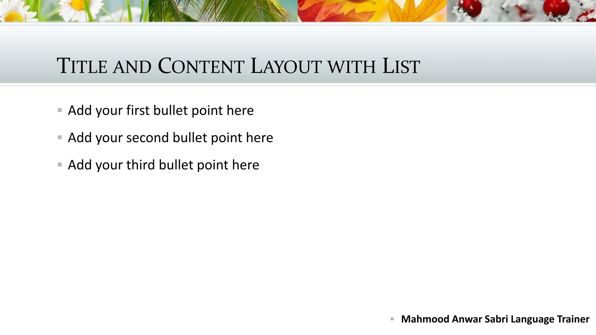 Title Slide Layout.ppt, presentation sample | PPT