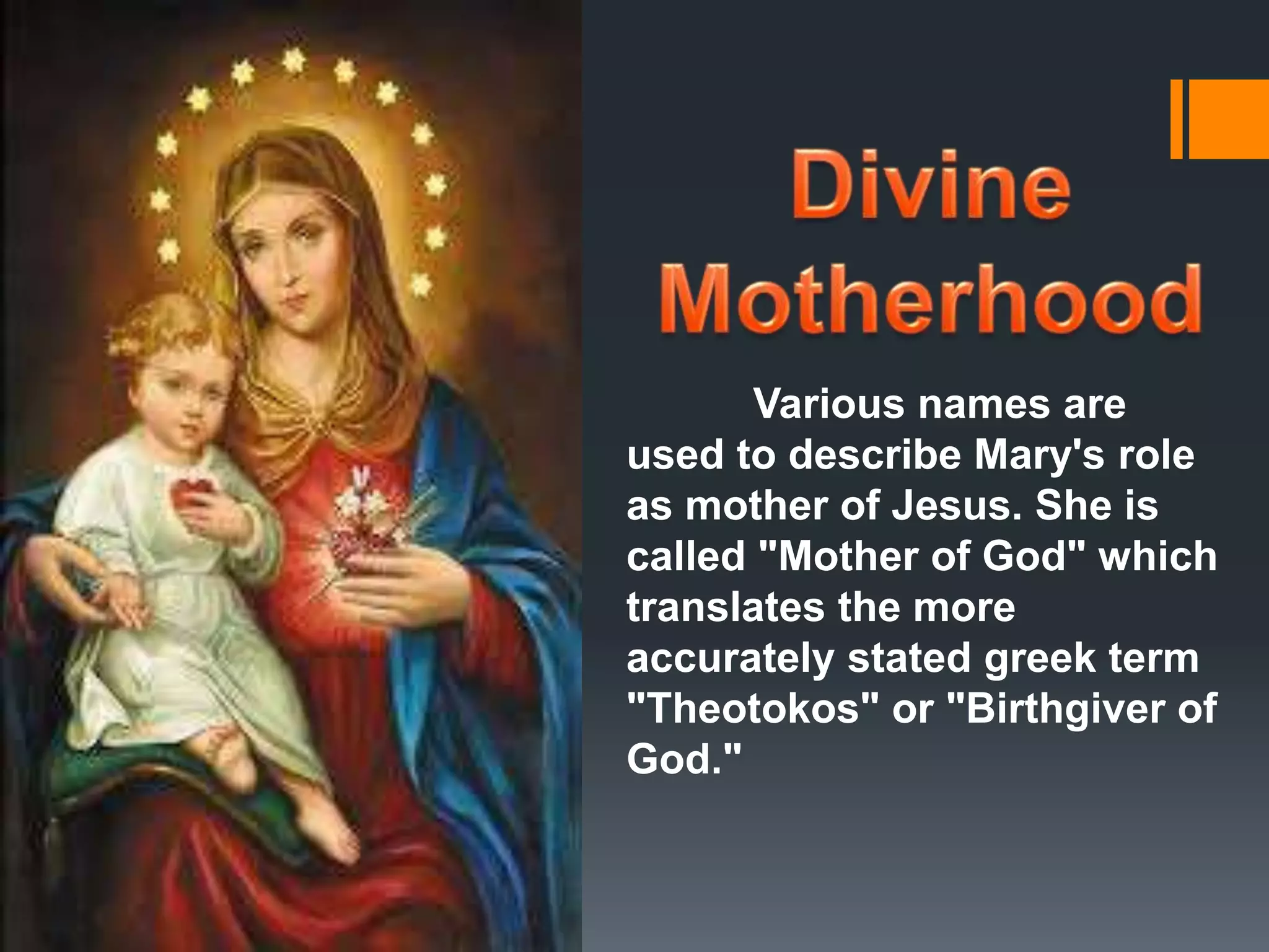 Titles of jesus dogma of mary | PPTX