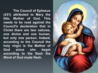 Titles of jesus dogma of mary | PPTX