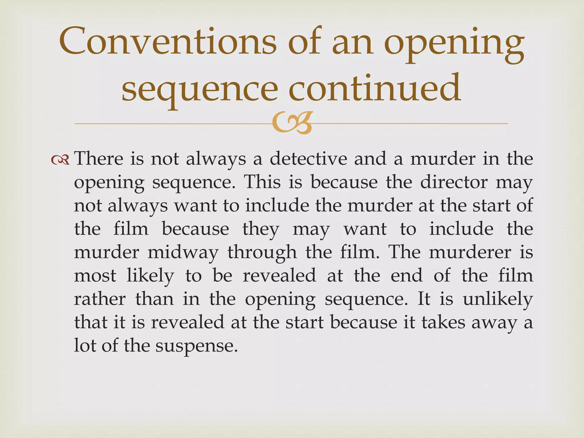 Titles & opening sequences | PPTX