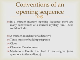 Titles & opening sequences | PPTX