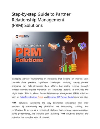 Title_ Step-by-step Guide to Partner Relationship Management (PRM ...