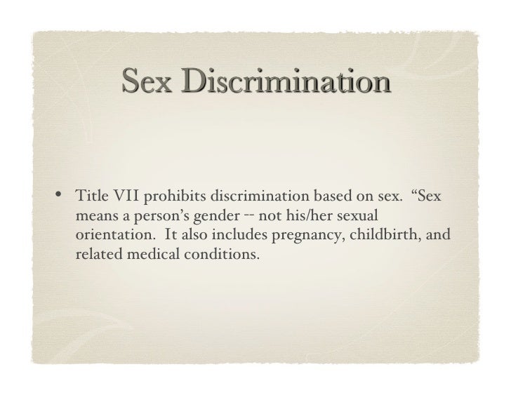 Title Vii Powerpoint Slides
