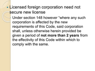 Title XV foreign corporation(sec. 123 - 149) | PPTX