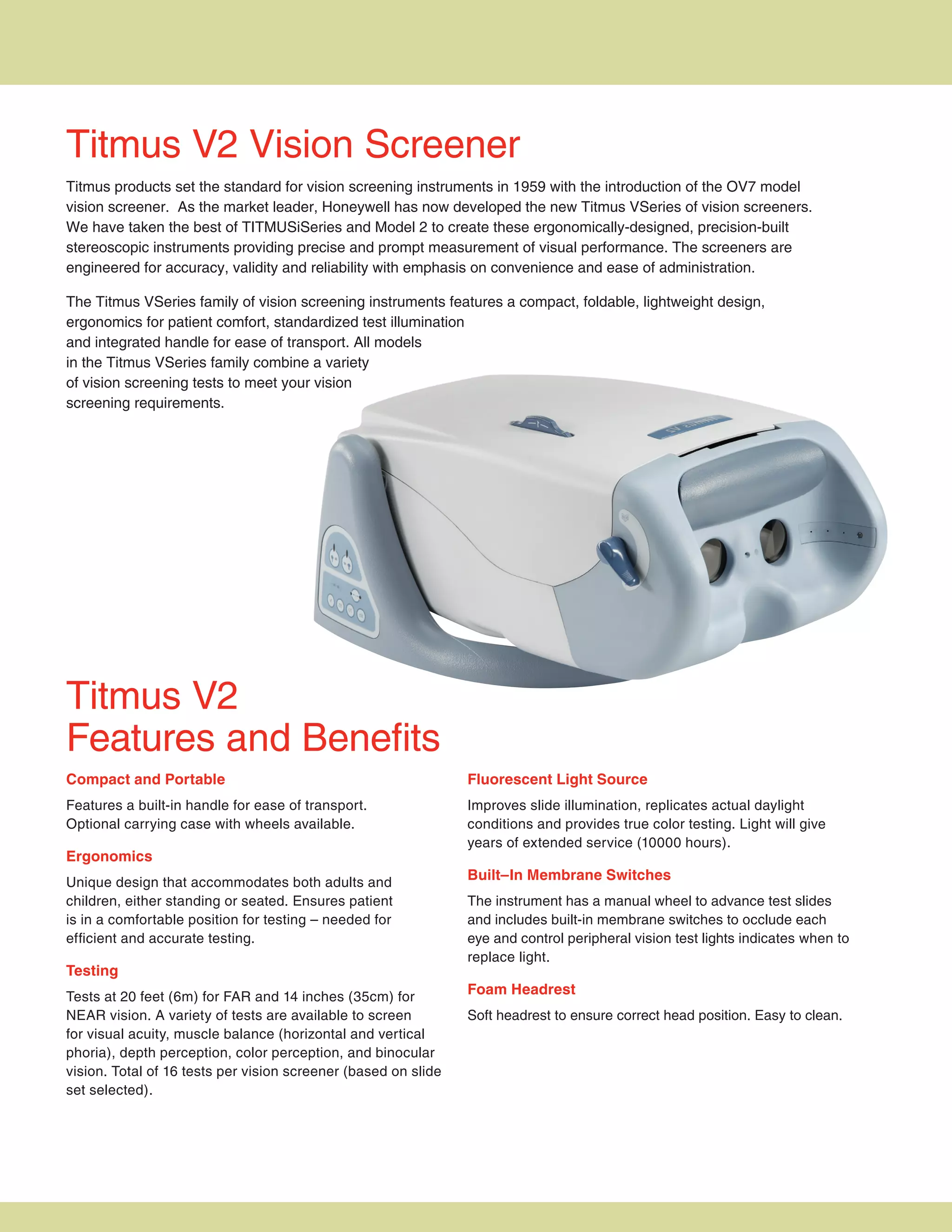 Titmus v2 brochure final 062713 (1) | PDF