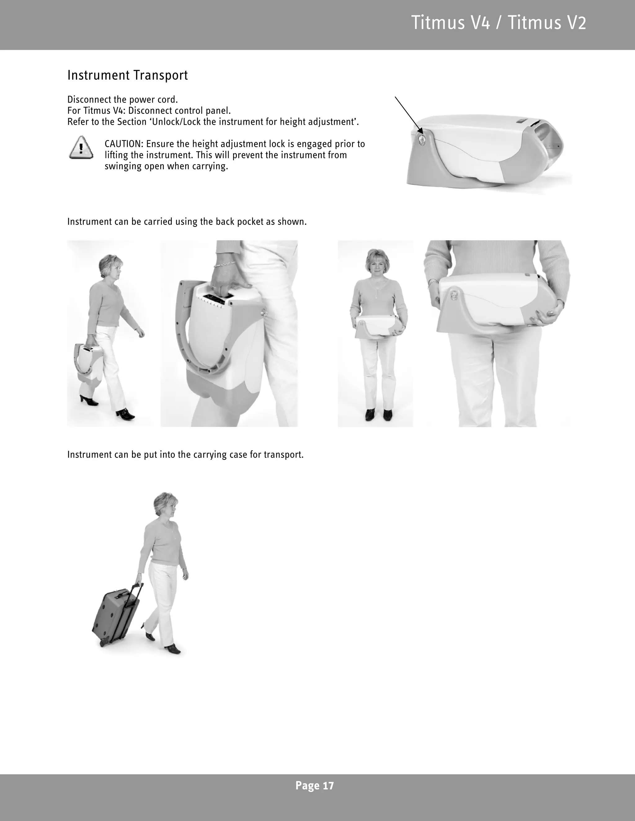 Titmus V4 vision screener user manual | PDF