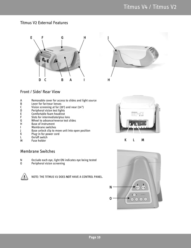 Titmus V4 vision screener user manual | PDF | First Aid | Injuries