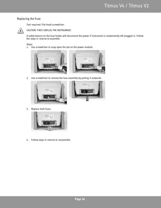 Titmus V4 vision screener user manual | PDF
