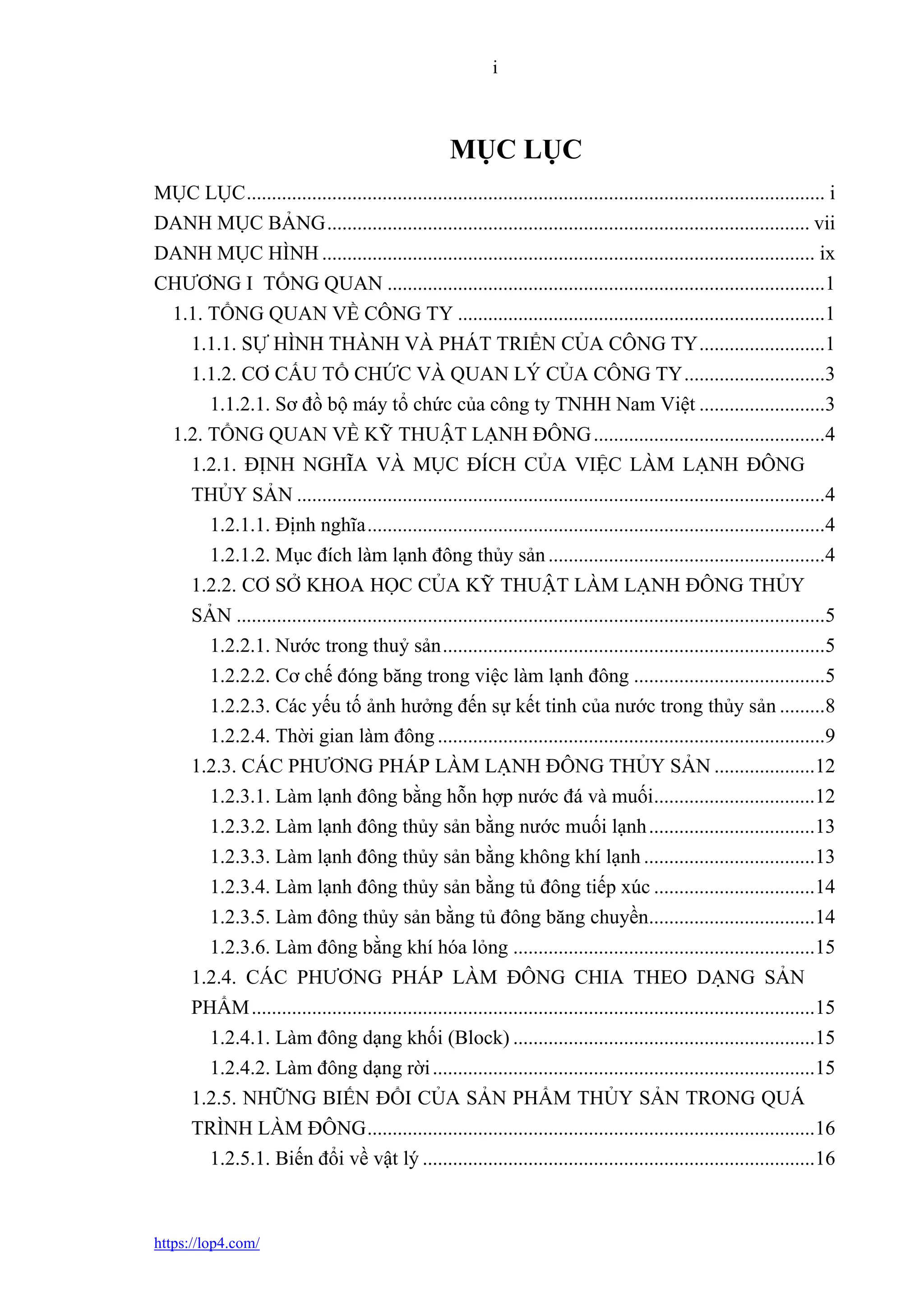 Đề tài Tính toán thiết kế hệ thống lạnh cấp đông cho phân xưởng chế biến thủy sản xuất khẩu Đại ...