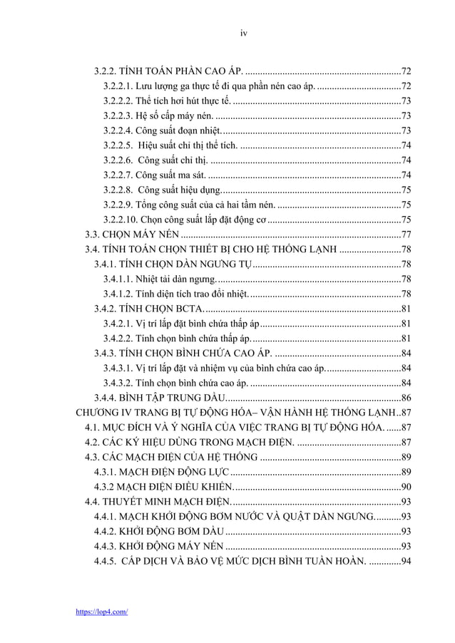 Đề tài Tính toán thiết kế hệ thống lạnh cấp đông cho phân xưởng chế biến thủy sản xuất khẩu Đại ...