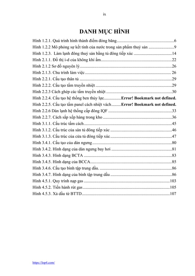 Đề tài Tính toán thiết kế hệ thống lạnh cấp đông cho phân xưởng chế biến thủy sản xuất khẩu Đại ...