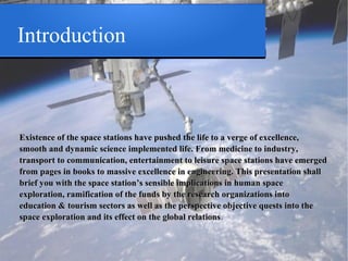 Space stations are realistic science fiction | PPT