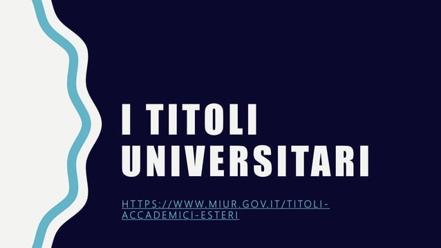 Titoli studio | PPT