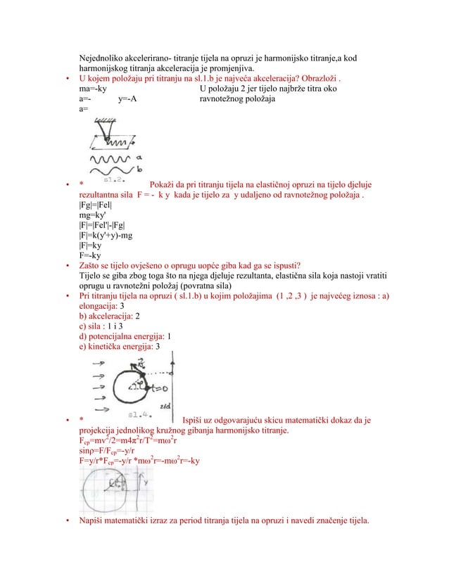 Titranje u mehanici | PDF