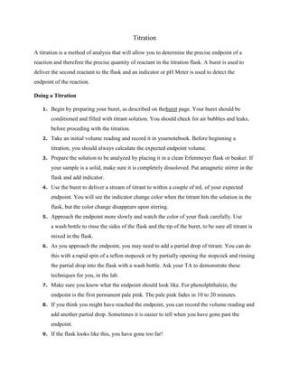 Titrasi | DOCX