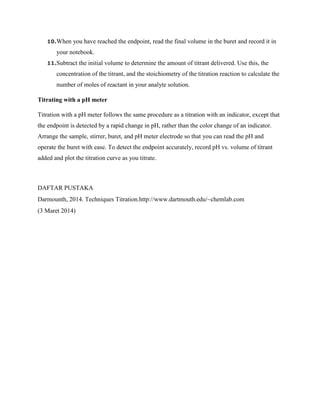 Titrasi | DOCX