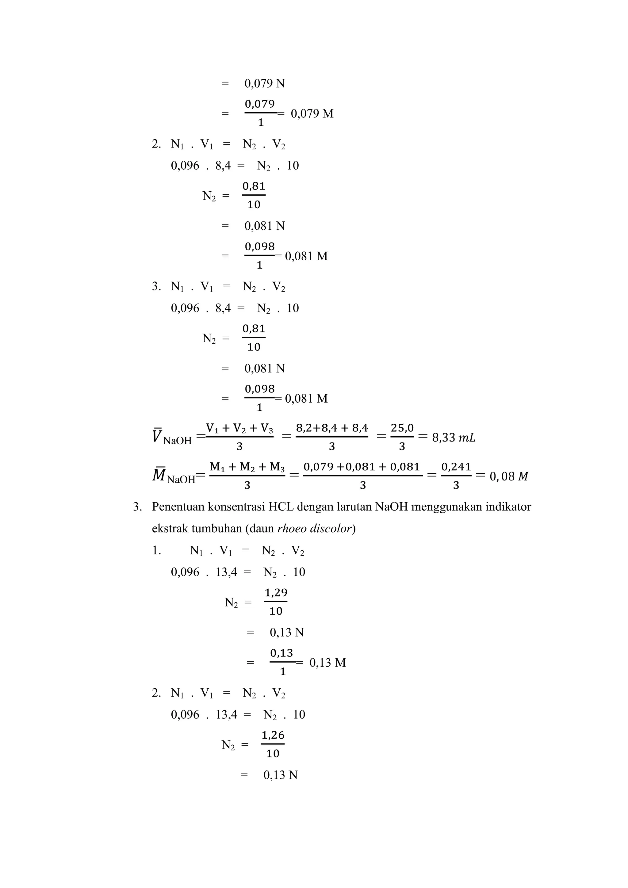 Titrasi asam basa | DOCX