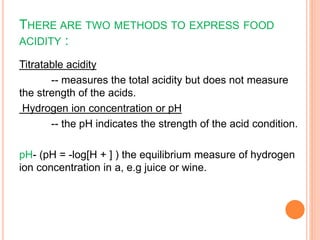 Titratable acidity and Total Soluble Solids | PPTX