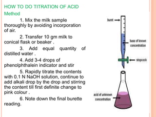 Titratable acidity and Total Soluble Solids | PPTX