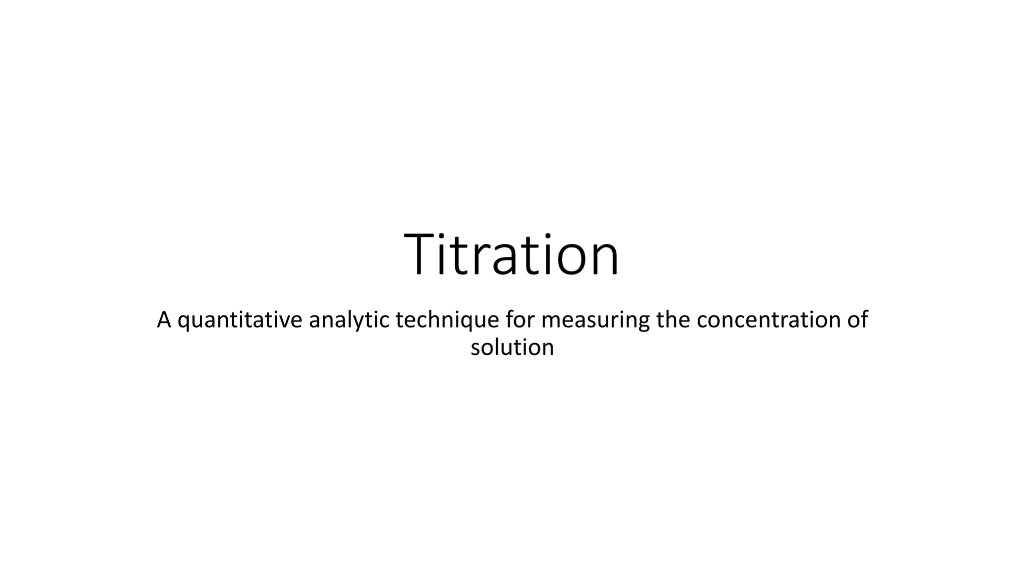 Titration | PPTX