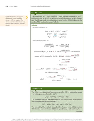 Titration analysis Introduction and calculation | PDF