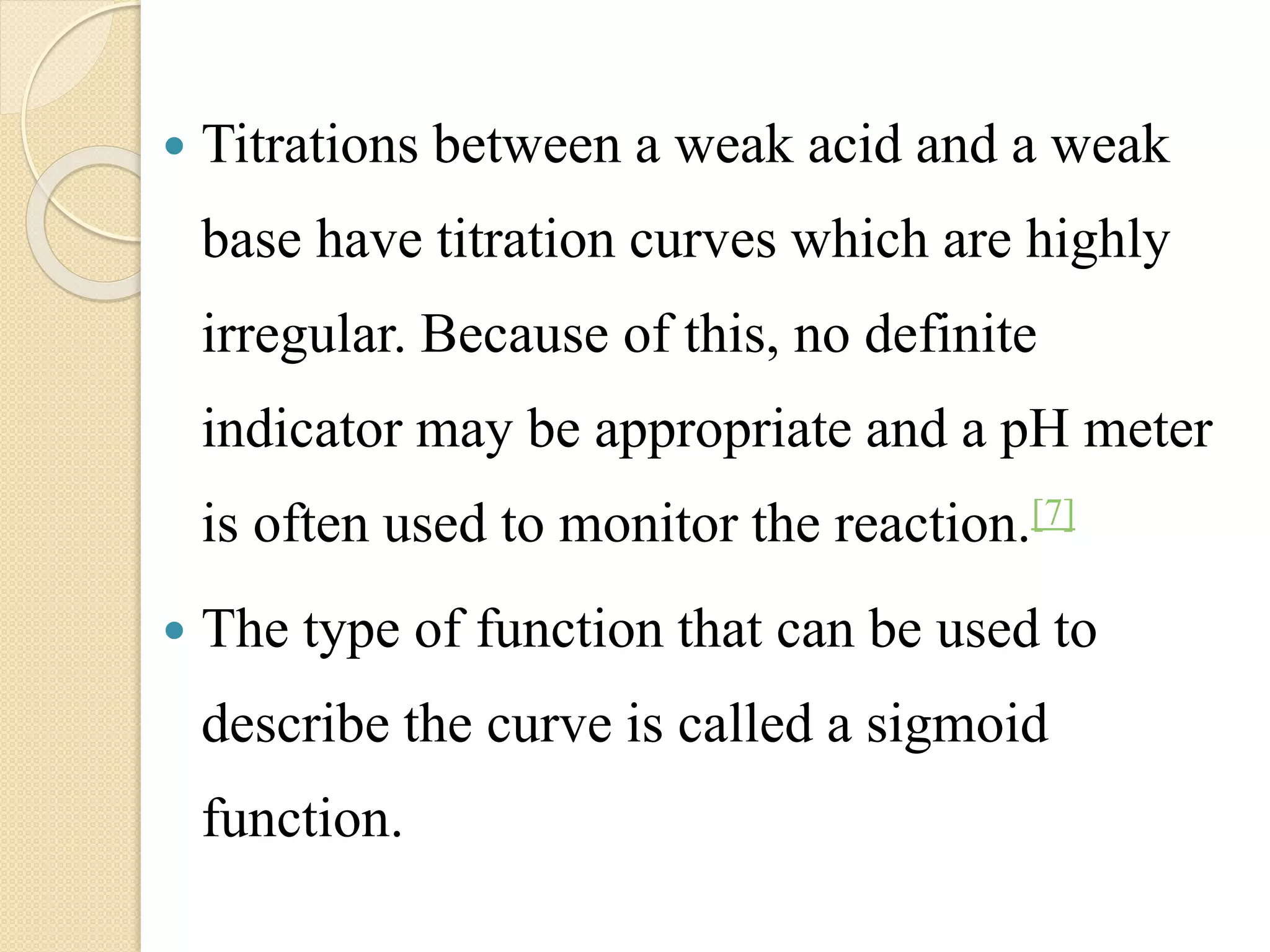 Titration method of analysis | PDF