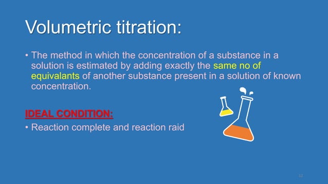 Titrametric Analysis and its types | PPTX