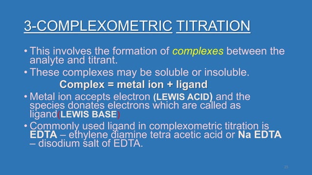 Titrametric Analysis and its types | PPTX