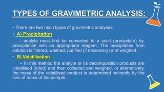 Titrametric Analysis and its types | PPTX