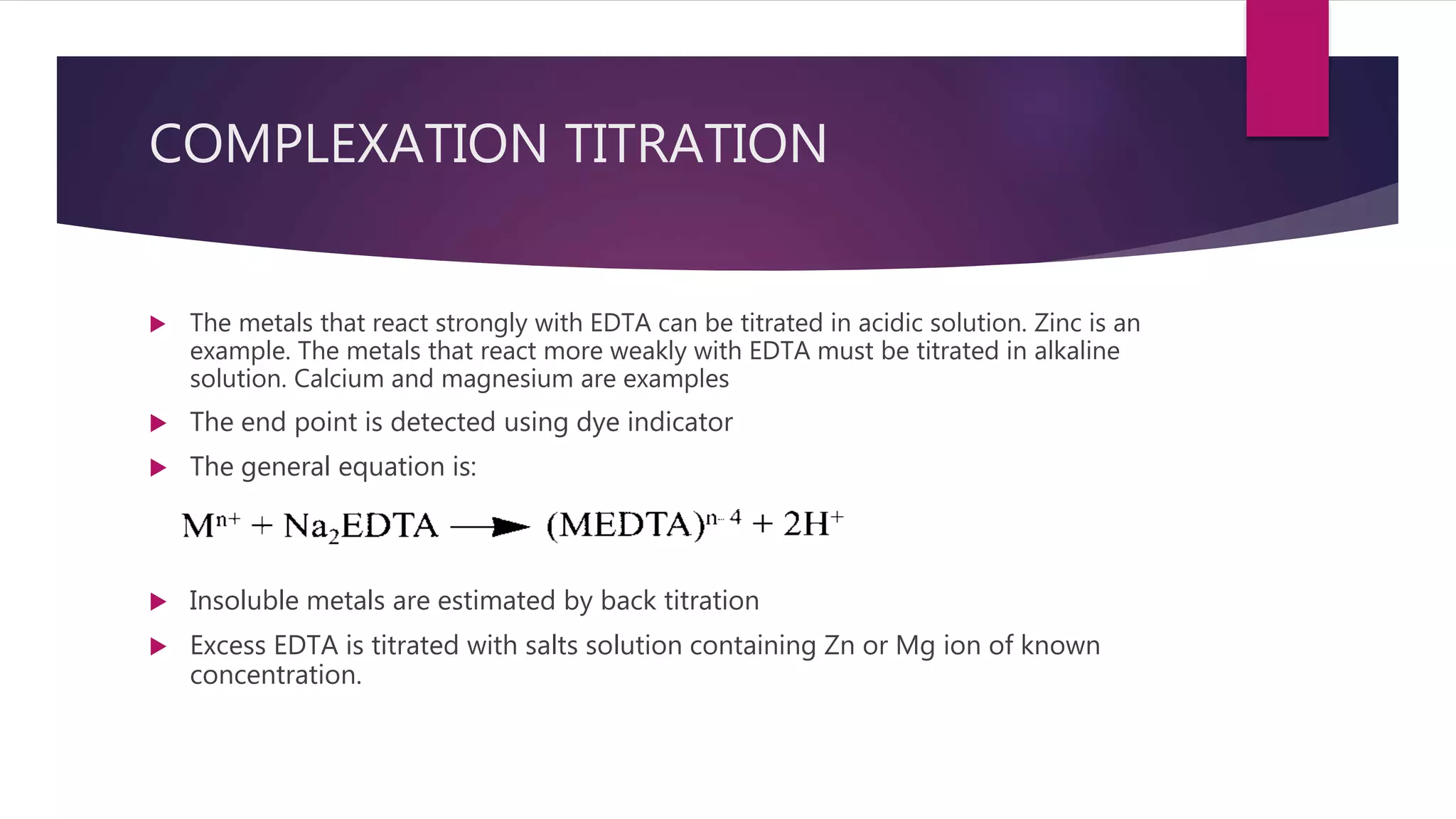 Titration methods for quantification of pharmaceutical products | PPTX ...