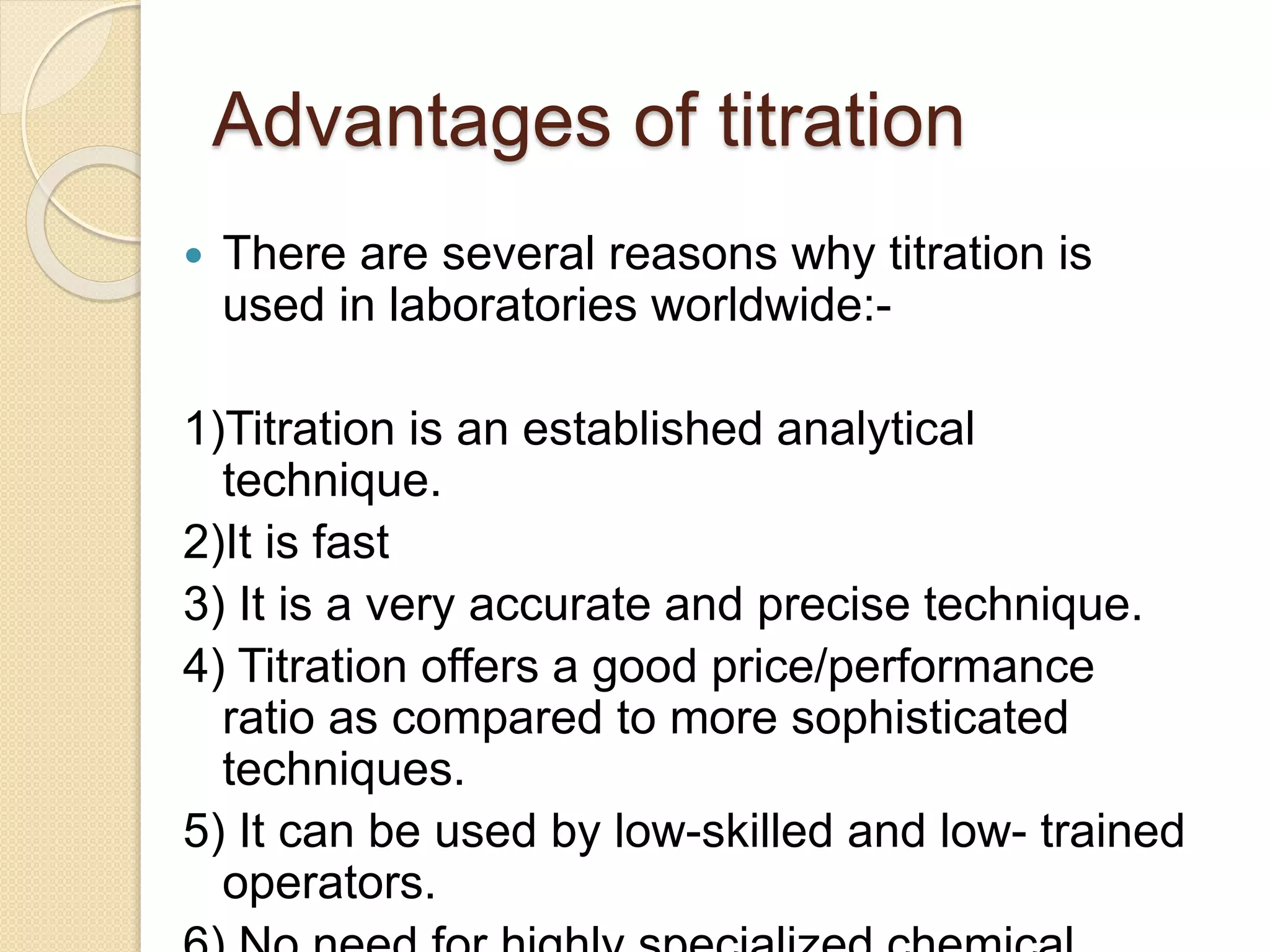 Titration or titrimetry | PPTX