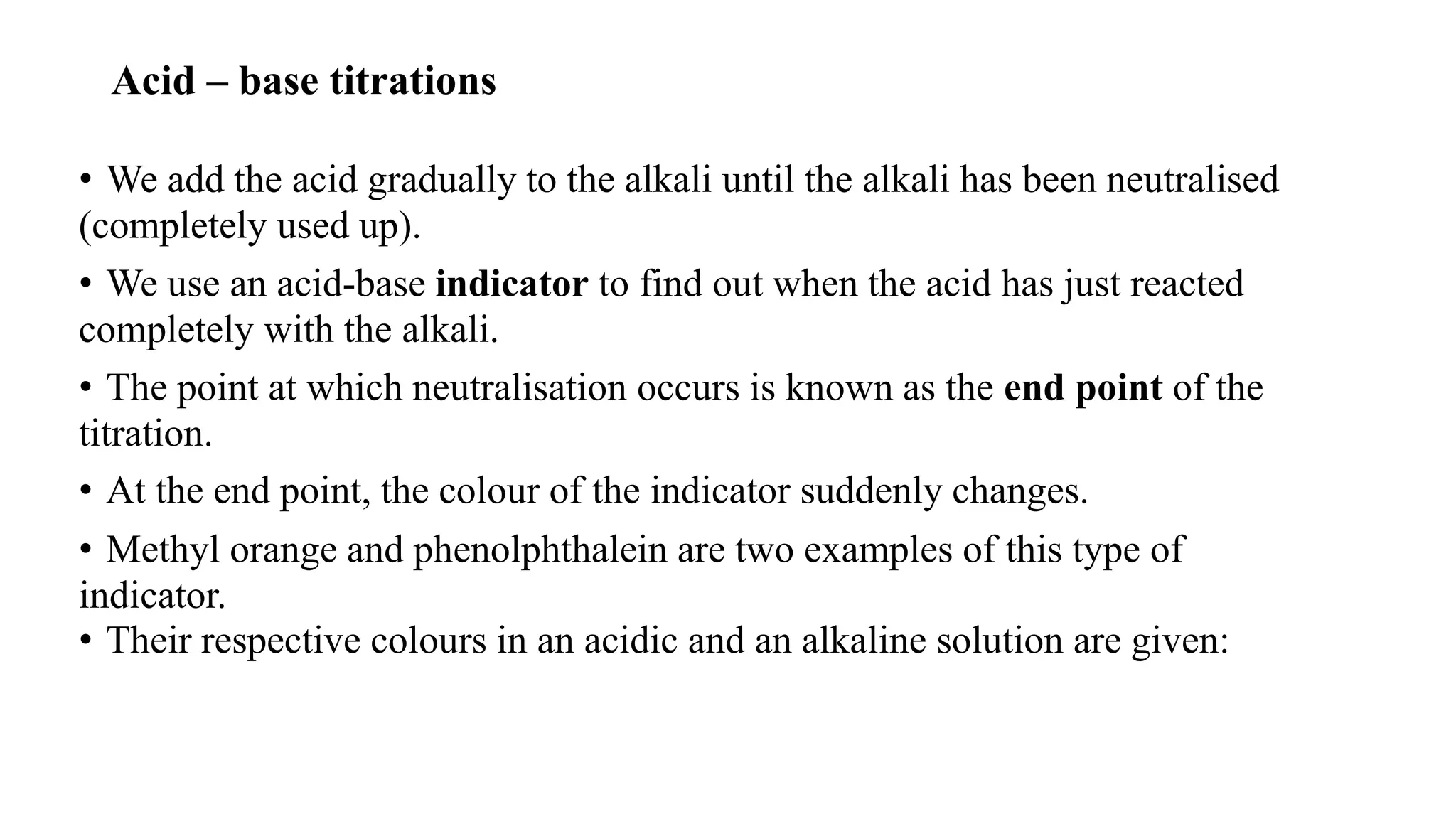 TITRATION PPT.pptx for cape chemistry unit 1 | PPTX