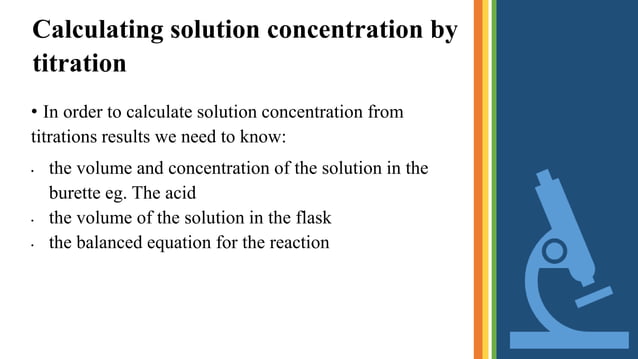 TITRATION PPT.pptx for cape chemistry unit 1 | PPTX